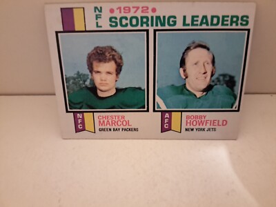1972 SCORING LEADERS 1973 Topps football Card #4 CHESTER MARCOL Bobby ...