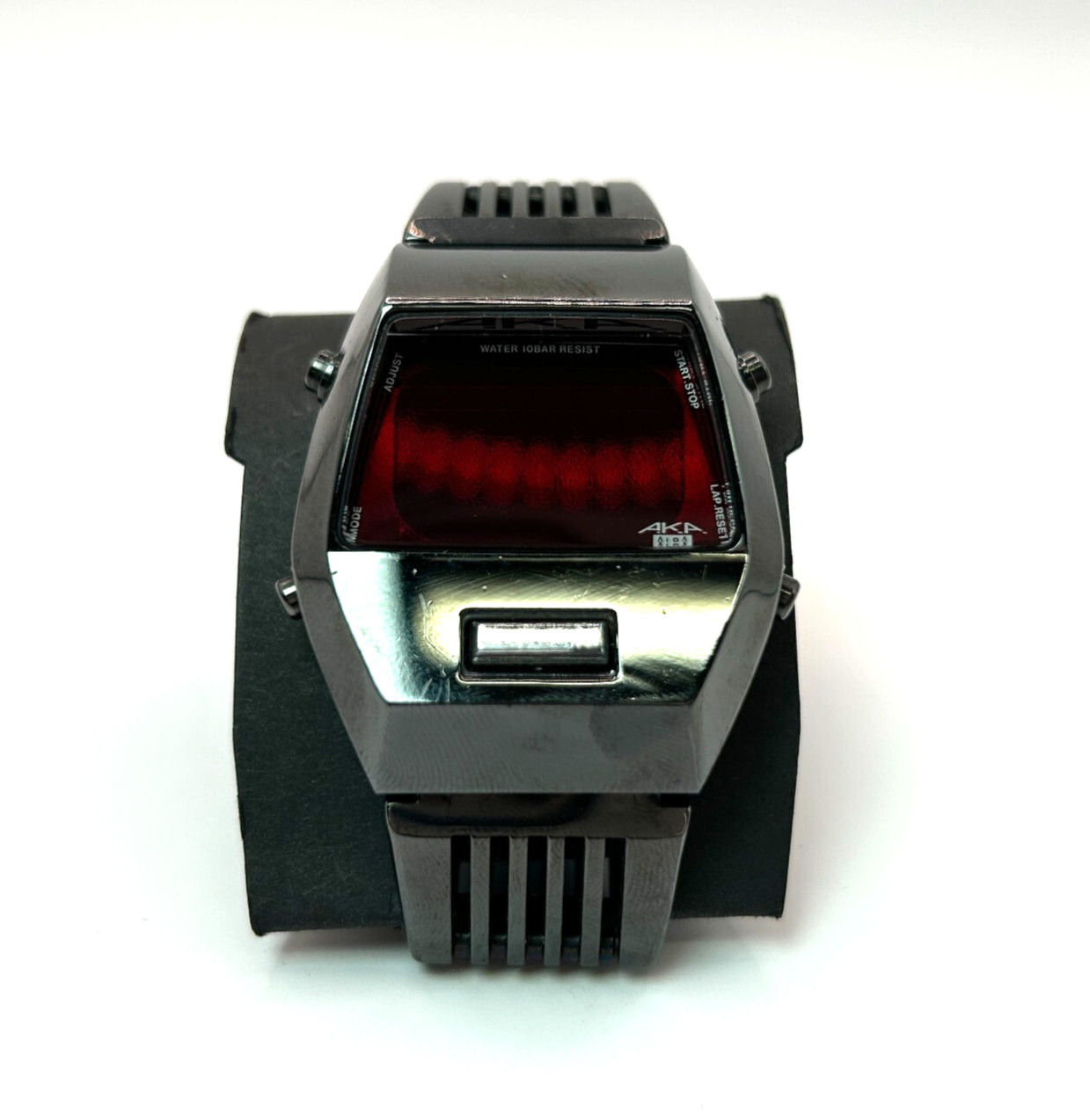 ALBA SEIKO AKA W670-4000 Vintage LED Watch Gunmetal R… - Gem