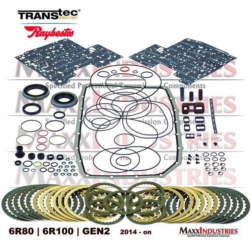 6R80 6R100 Ford Transmission Rebuild Kit Transtec 2014-up Mustang F150 ...