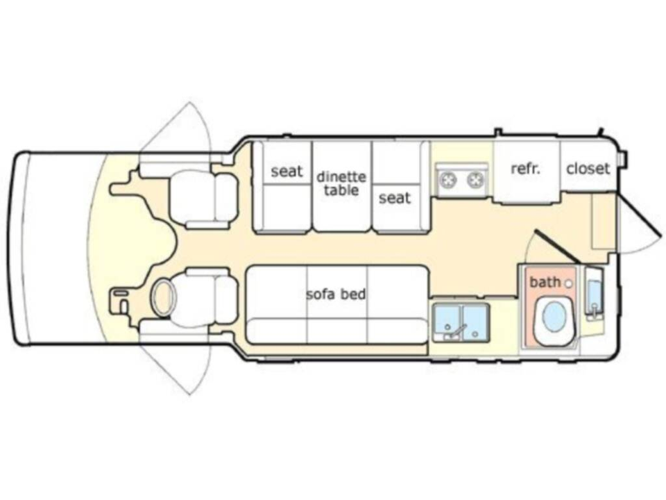 2004 Chinook Concourse XL 21' Class C Motorhome 181789 | eBay