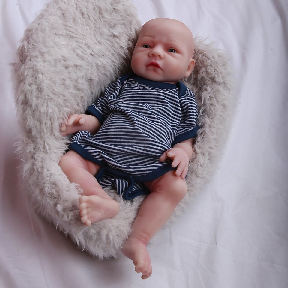 18.5" Reborn Baby Doll Full Body Real Silicone Reborn Baby Girl Gifts ...