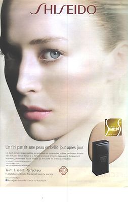 PUBLICITE ADVERTISING 2011 SHISEIDO cosmétiques fond de teint | eBay
