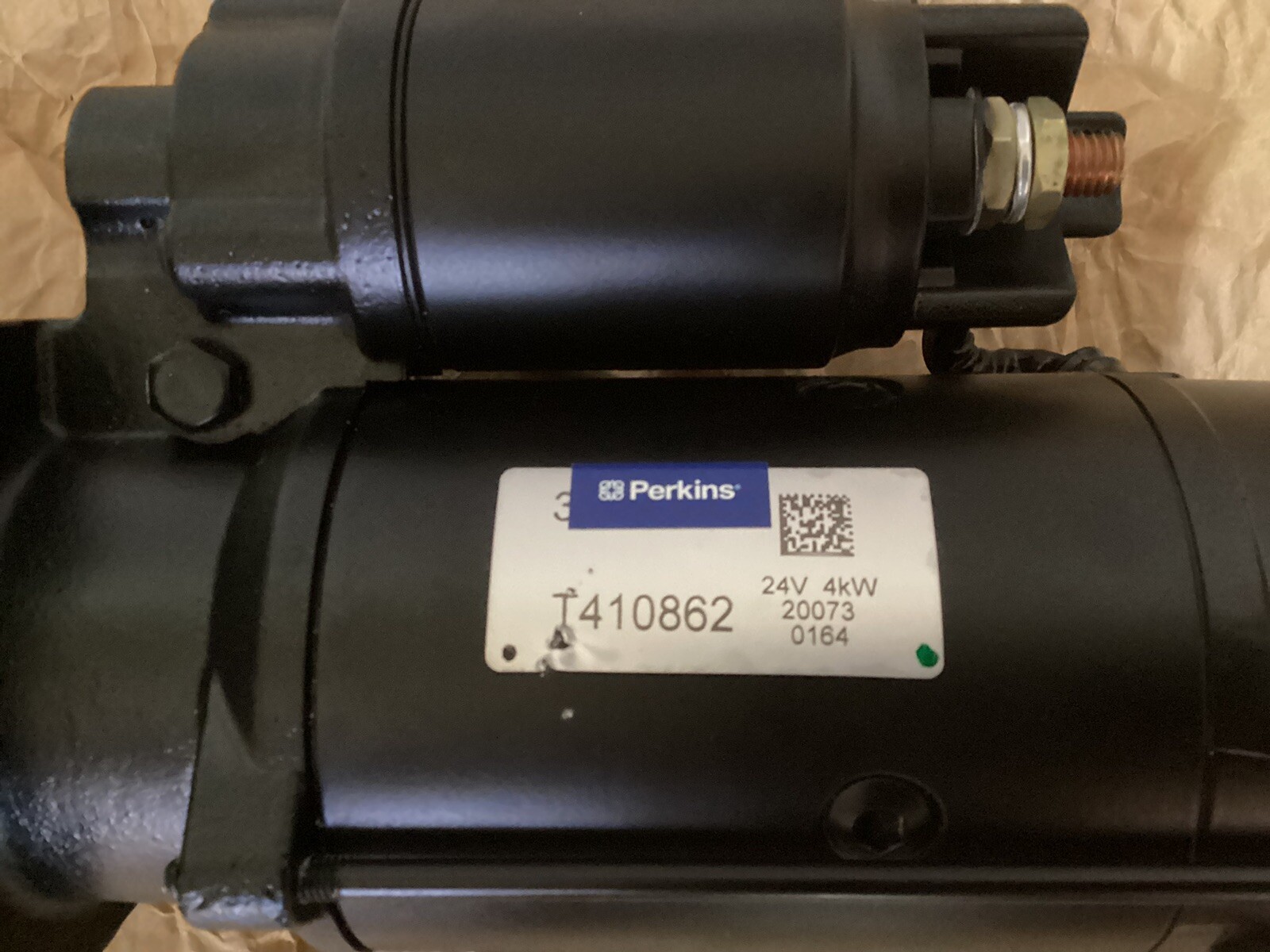 Perkins Starter Motor P/N. T410862, 24V, 4kw. CAT 357-5205 | eBay Australia