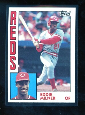 1984 TOPPS BLANK BACK EDDIE MILNER REDS NRMINT A04304 | eBay