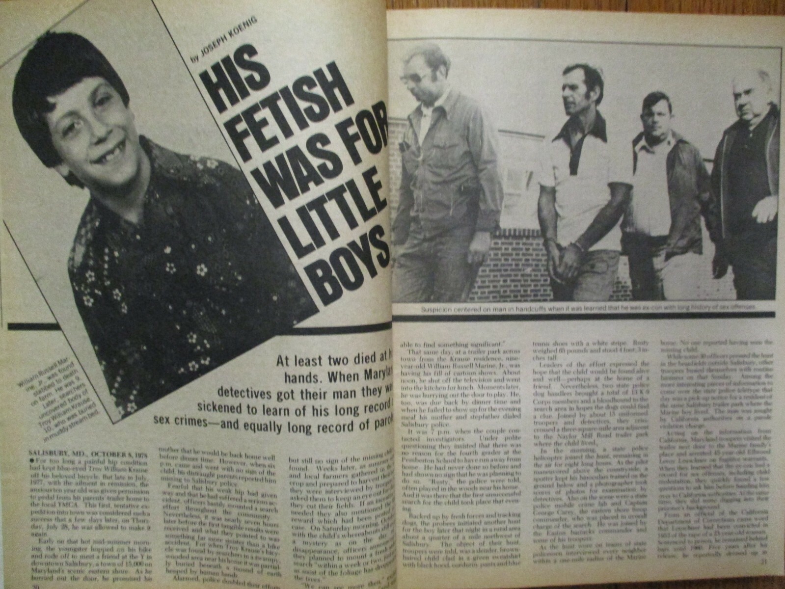 January-1979 Inside Detective Magazi(MELANIE CAIN/HOWARD JACOBSON ...