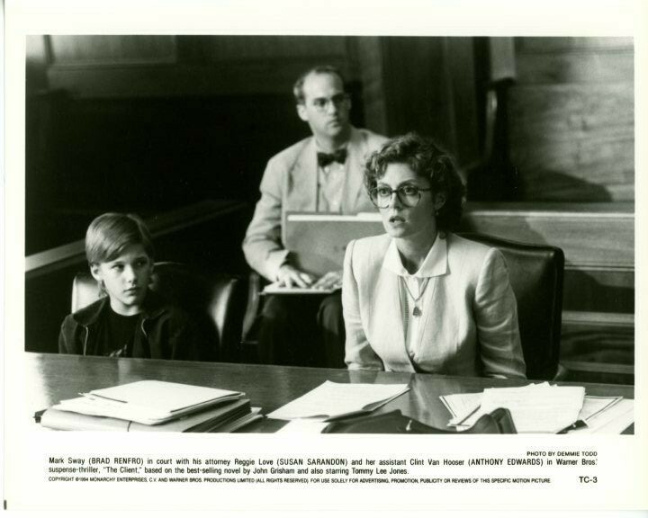 Brad Renfro Il Cliente Brad And Susan Sarandon In The Client (1994).