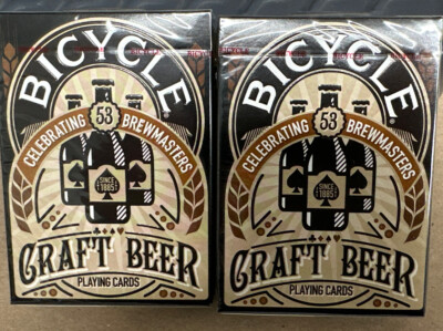 Bicycle Playing Cards - Craft Beer Factory Sealed - 2 Packs | eBay