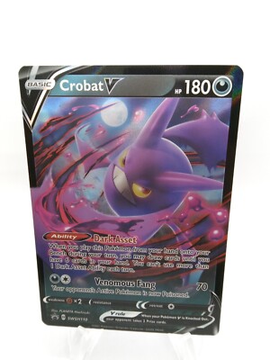 Pokémon TCG Crobat V SWSH Black Star Promos SWSH110 Holo Promo | eBay