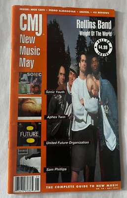 CMJ Magazine May 1994 - Henry Rollins/Sonic Youth/Sam Phillips/Aphex ...