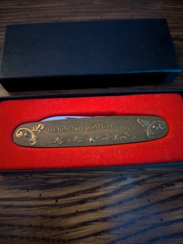 Kelly Springfield Commemorative 100 Year Pocket Knife NIB | eBay