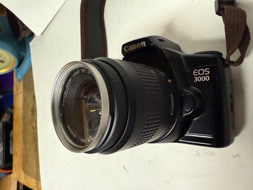 CANON EOS 3000 FILM CAMERA WITH LENS | eBay