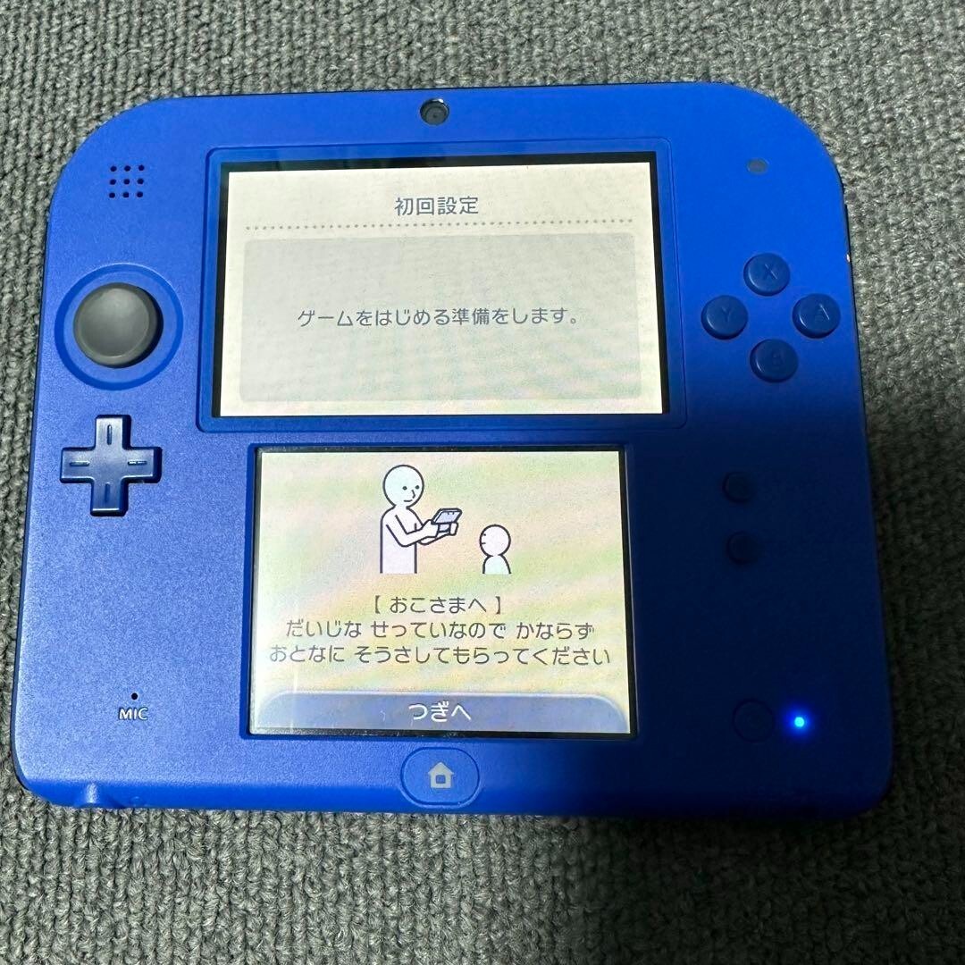 Nintendo 2DS Blue Console with Stylus Japanese ver In Box "excellent ...