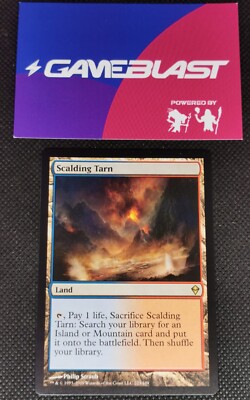 MTG Scalding Tarn - Zendikar - Rare Fetch Land - Blue Red Modern Magic ...