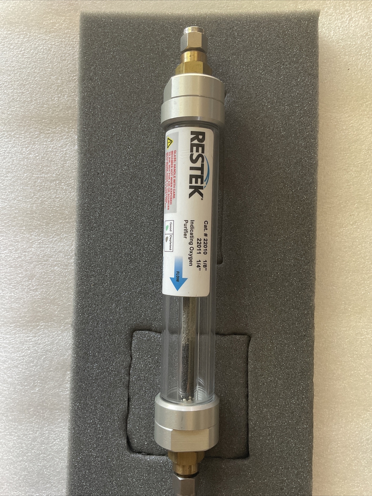 RESTEK 22011 Indicating Oxygen Purifier 1/4” for sale online | eBay