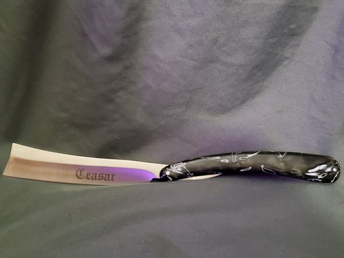 Straight Razor - The Expendables Hale Ceasar - Folding KNIFE BLACK ...