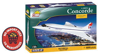 C0BI 1917 Concorde G-BBDG 1:95 Scale Building Block Model Set 455 ...