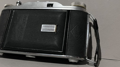 AGFA RECORD II CAMERA W/ AGFA PRONTO 1:4.5 /105 LENS FOLDING MANIFOLD ...