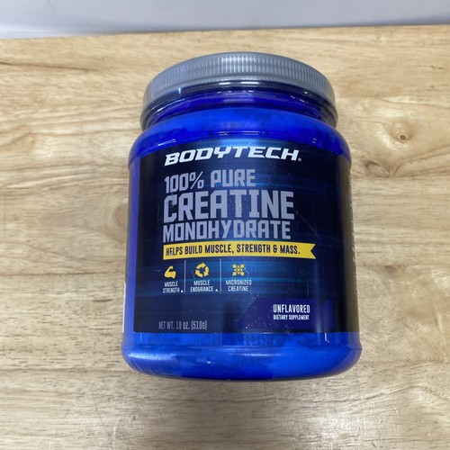 BodyTech 100% Pure Creatine Monohydrate Powder - Micronized Creatine 18 ...