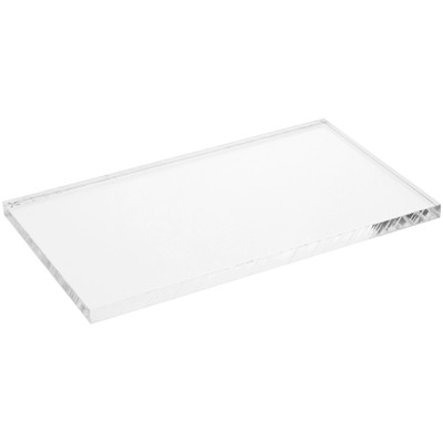 Plymor Clear Acrylic Rectangular Display Base, 5" W x 3" D x 0.25" H | eBay