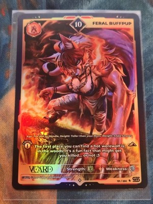 VCard Awakened Worlds: Feral Buffpup 131/250 Ultra Rare 10 | eBay