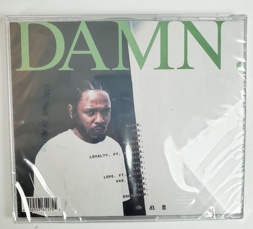 Kendrick Lamar DAMN. (CD) Album (NI Wrap but jewel case has small crack ...