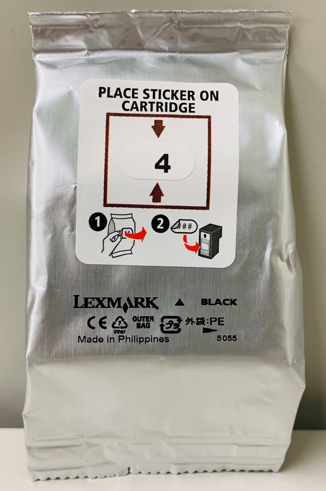 New Genuine Lexmark 4 Ink Cartridge X Series X2690 X4690 Z Series Z2390 ...