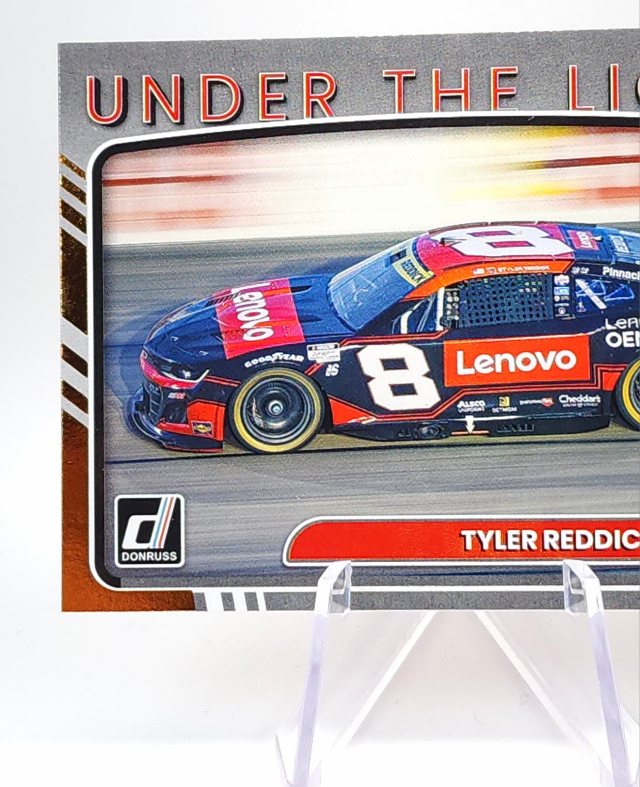 2023 Donruss Racing Tyler Reddick Race Day Relics and Under the Lights ...