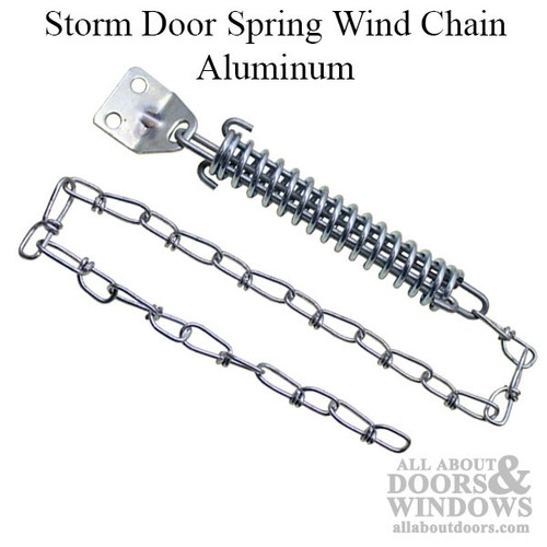 23 Inch Storm Door Spring Wind Chain - Aluminum | eBay