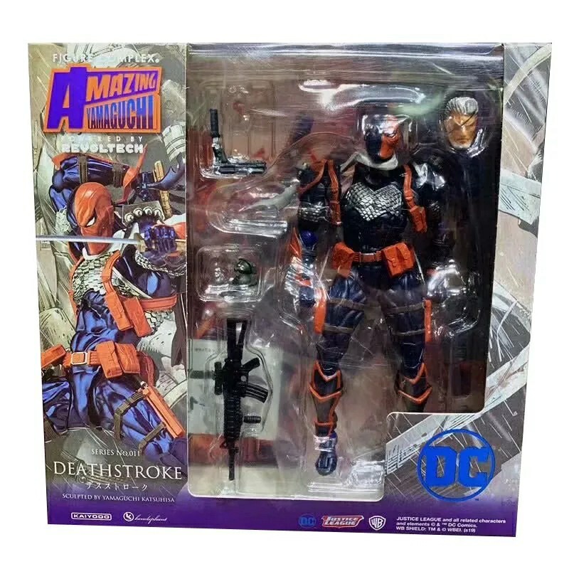 Articulated Deathstroke Figurine Revoltech Amazing Collection 16 Cm | eBay