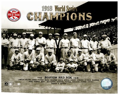 Boston Red Sox 1918 WS Champions Team 8x10 Sports Photo A Unsigned MLB ...