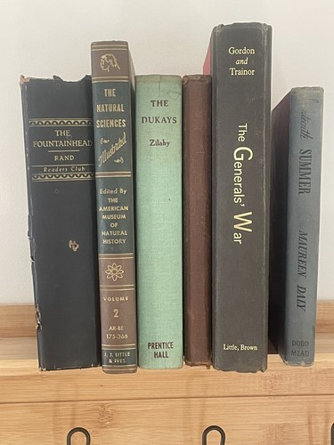 Lot Of 5 Random Antique Vintage Books, 1900’s-1950’s! Mixed Colors ...