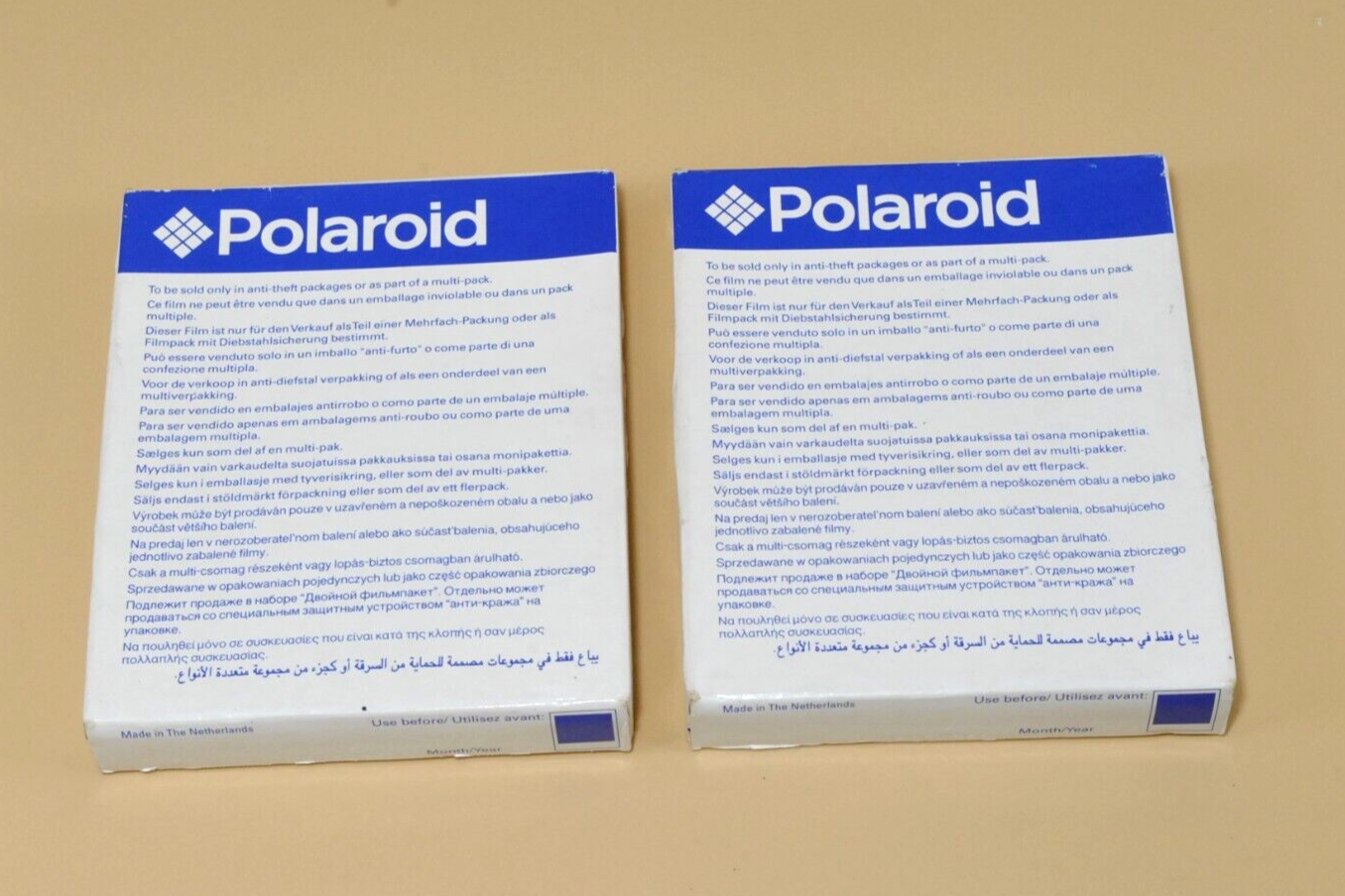 New Old Stock "Lot of 2" Vintage Polaroid Type 600 Instant Film Expired ...