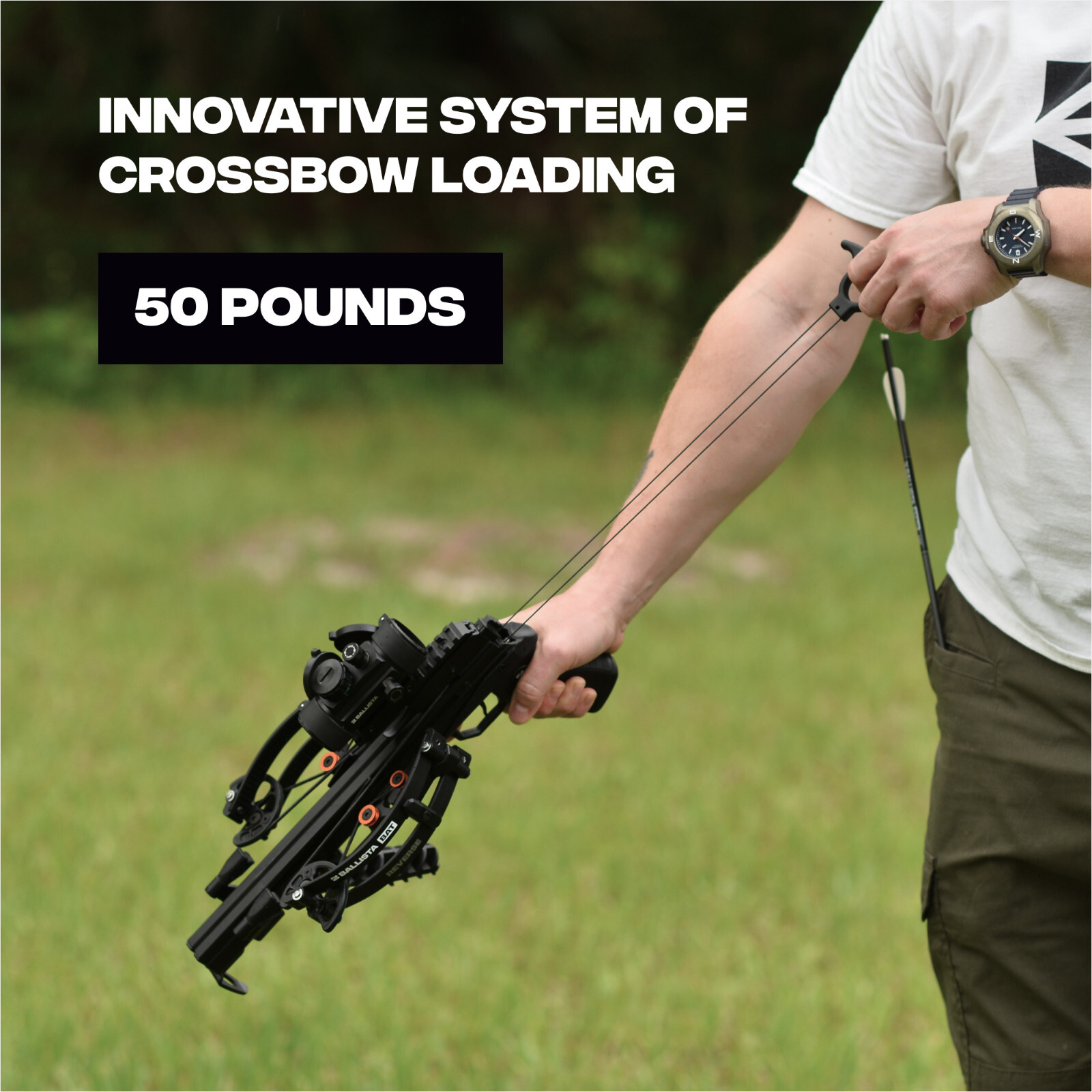 BALLISTA BAT Reverse Crossbow w/1x23x34m Tactical Reflex Green Red Dot ...