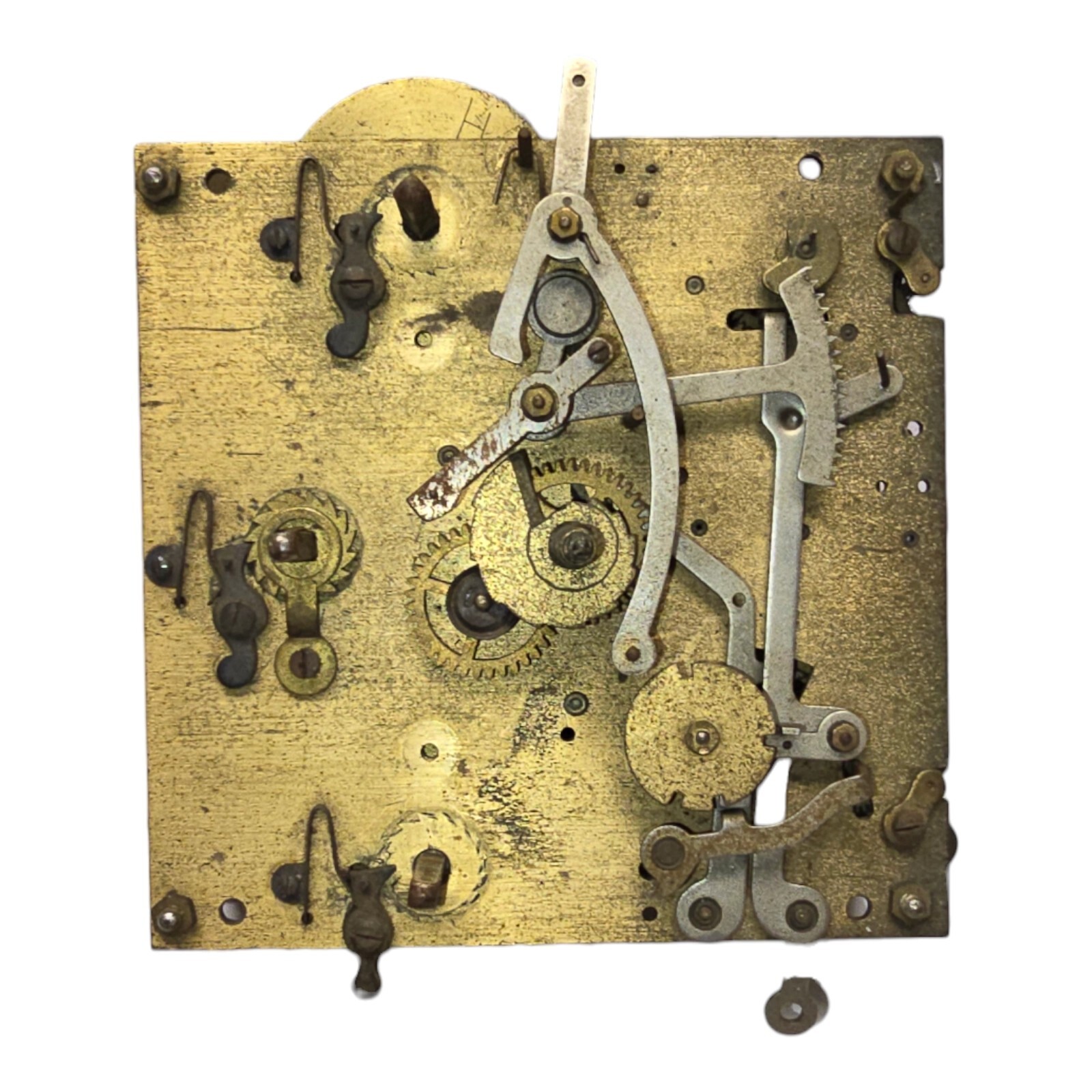 Vintage Unmarked Clock Movement Not Tested As Is | eBay