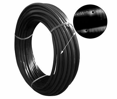 50m /100m Drip Line Garden Irrigation Surface Pipe 13mm Built in ...