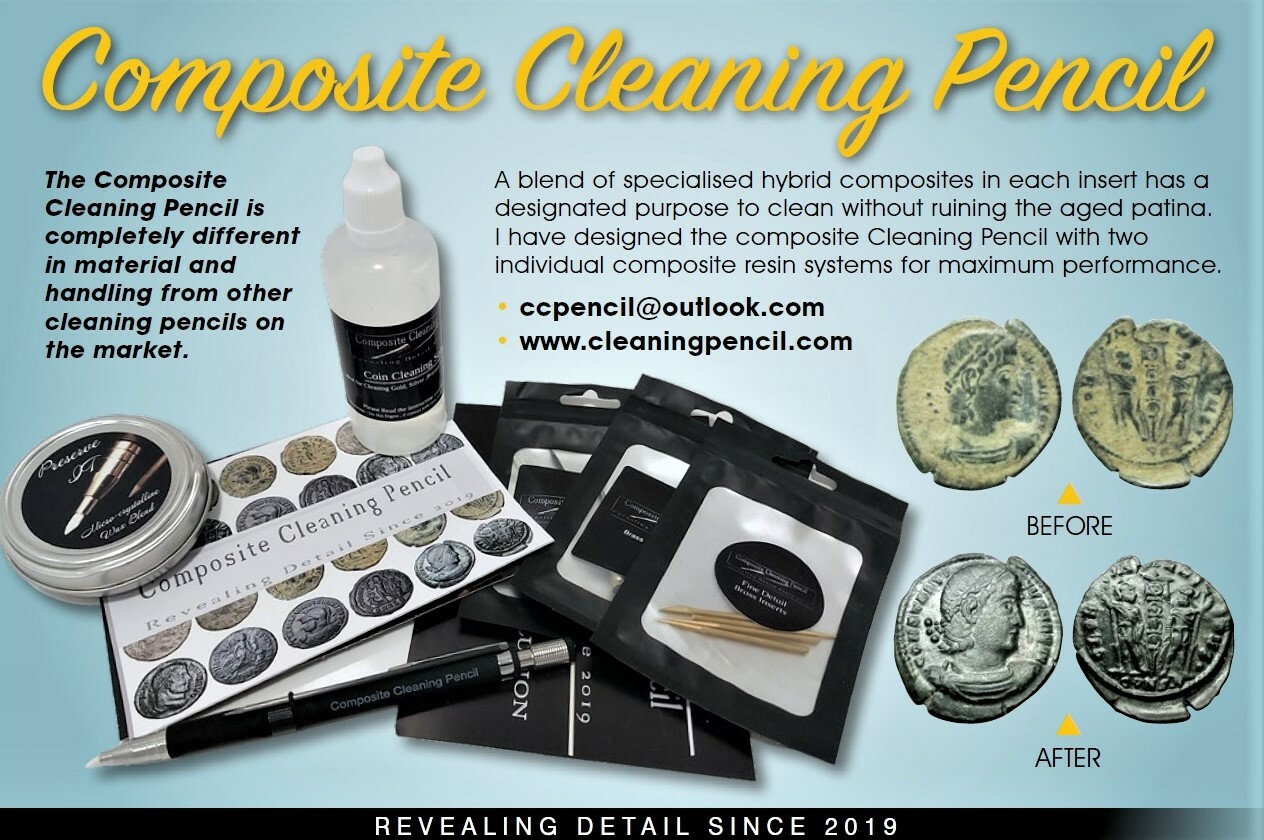 The Original Coin Cleaning Composite Cleaning Pencil ® | eBay UK