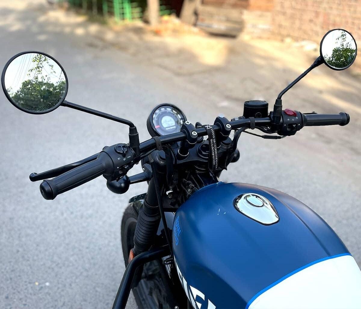 "HANDLE BAR RISER, BLACK" FIT FOR ROYAL ENFIELD HUNTER 350 | eBay