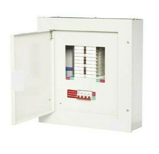 Metal 3 Phase Consumer Unit Distribution Board MCB's & RCBO's | eBay
