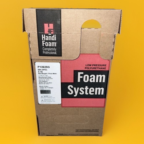 Handi-Foam P12625g Spray Foam Sealant Kit, Straw Method E84(HFO) II-16 ...
