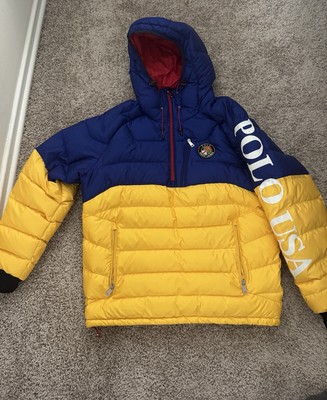 Polo Ralph Lauren USA Cookie Crest Snowbeach Puffer Jacket Limited Mens ...