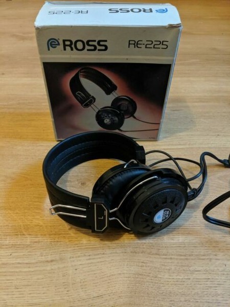 Vintage 1981 Ross Re-225 Stereo Headphones Tested and Working for sale ...