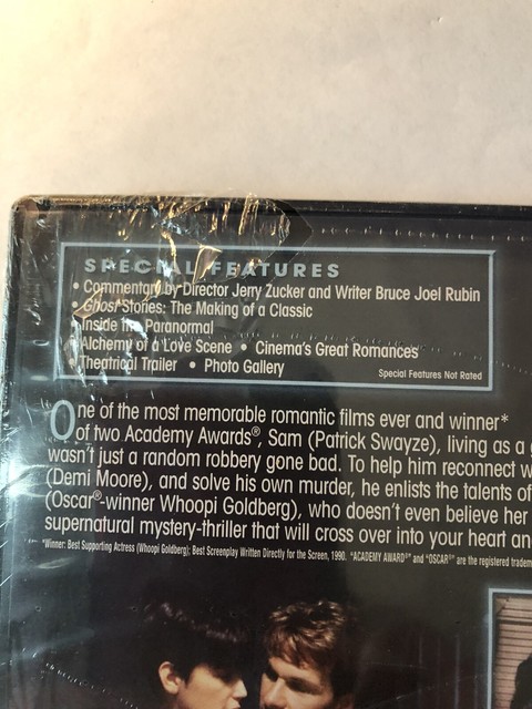 Ghost 1990 DVD Special Collector's Edition Patrick Swayze Demi Moore ...