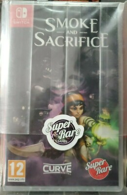 NEW NINTENDO SWITCH SMOKE AND SACRIFICE BY SUPER RARE, BONUS STICKER ...