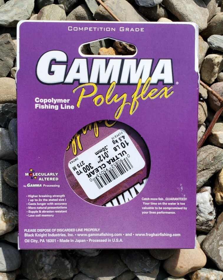 10lb GAMMA Polyflex Copolymer Ultra Clear Fishing Line 300 yards | eBay