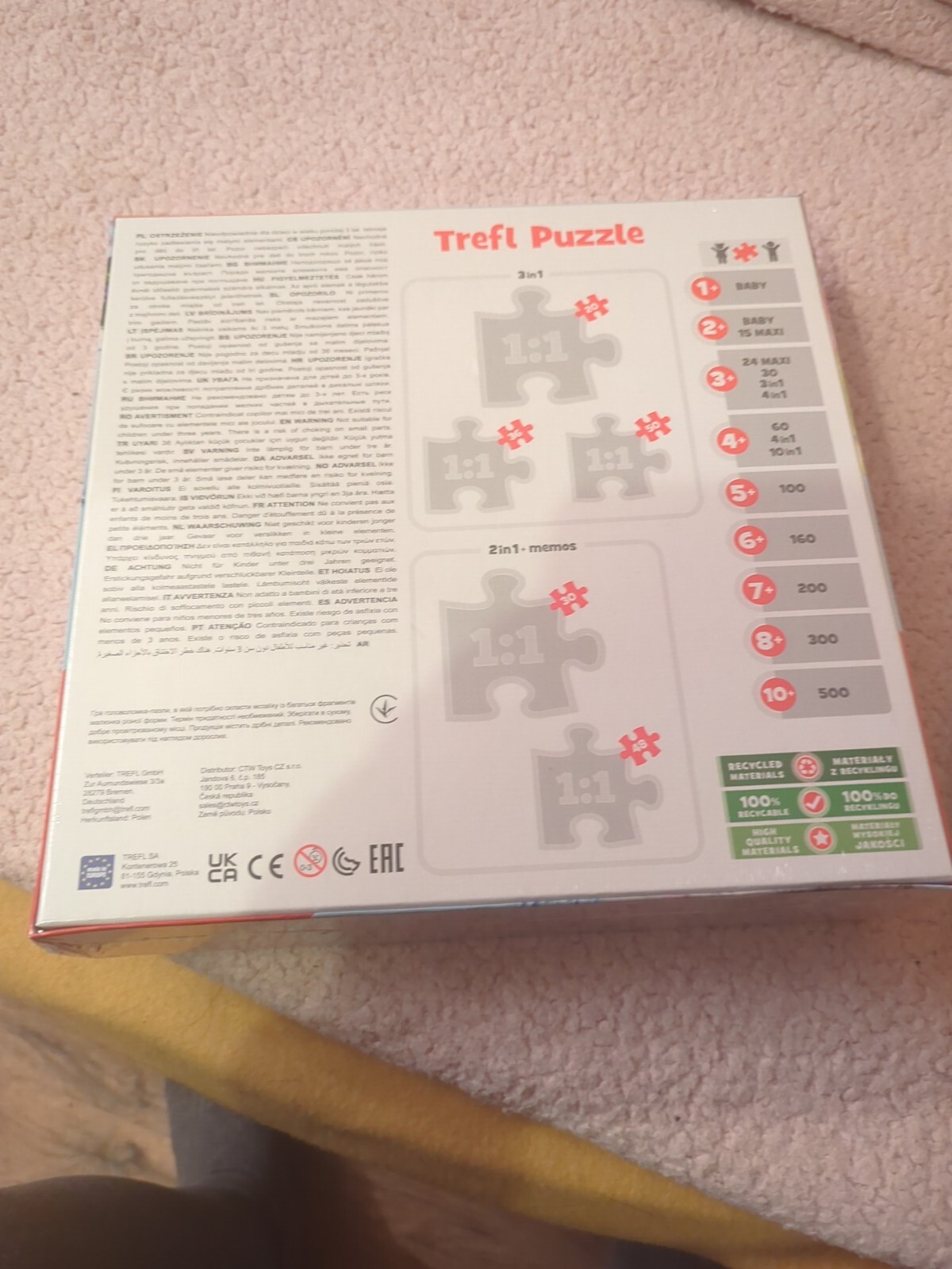 TREFL Puzzle 4 in 1 set Kittens Age 4 Postage for sale online | eBay