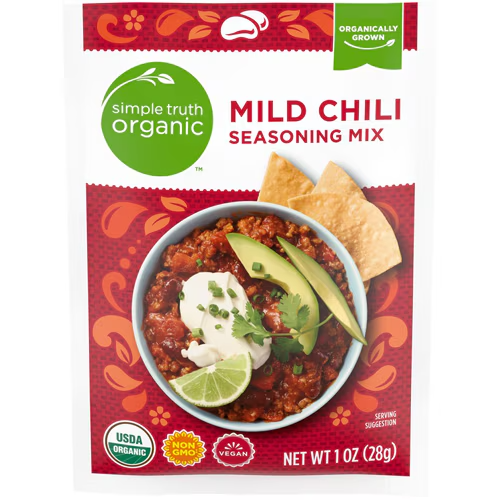 Simple Truth Organic Mild Chili Seasoning Mix 011110062901 | eBay