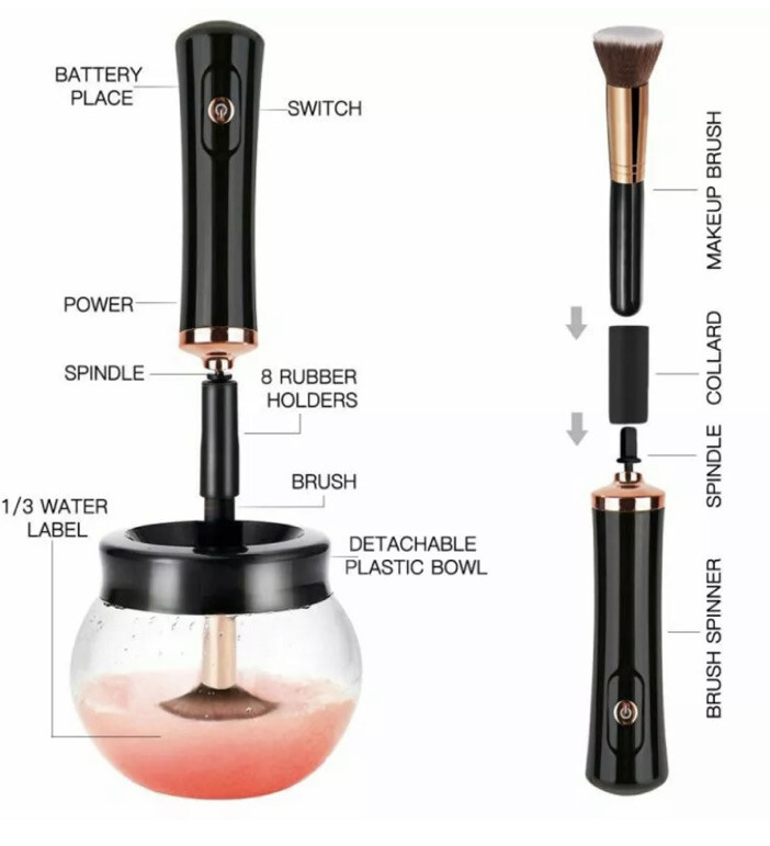 Makeup Cosmetic Brushes Washing Cleaner Station Tool Kit USA | eBay