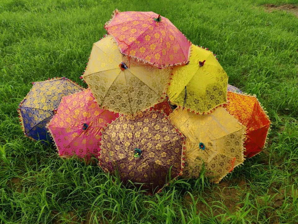 Wholesale Lot Of 20 PC Indian Decorative Sun Shade Hippie Parasol Boho ...
