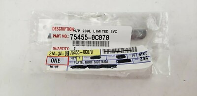 Toyota 4Runner Tacoma Tundra Sequoia Pillar Roof Side Limited Emblem ...