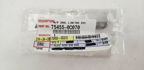 Toyota 4Runner Tacoma Tundra Sequoia Pillar Roof Side Limited Emblem ...